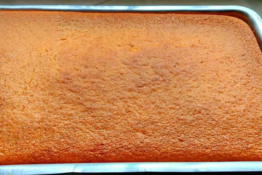Bolo de fubá tradicional na assadeira grande super fofinho e bem ...